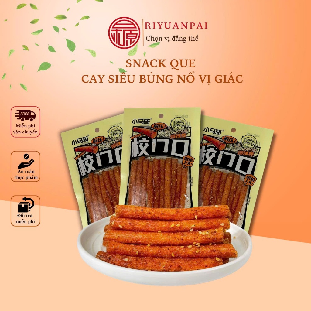 Snack que cay siêu bùng nổ vị giác ăn vặt tiết kiệm đồ nội địa Trung ...