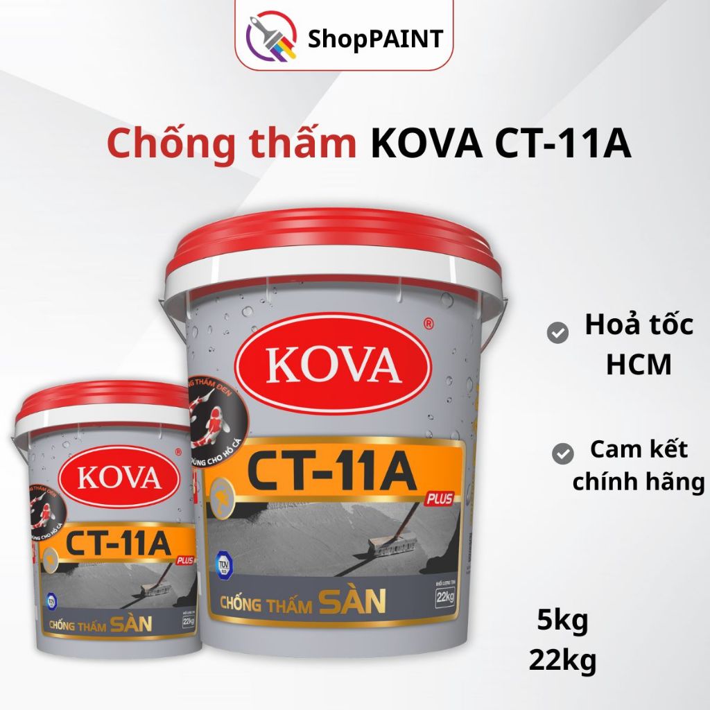 Chống Thấm Kova CT-11A ĐEN ,Chống Thấm Hồ Cá Koi, Chính Hãng | Shopee ...