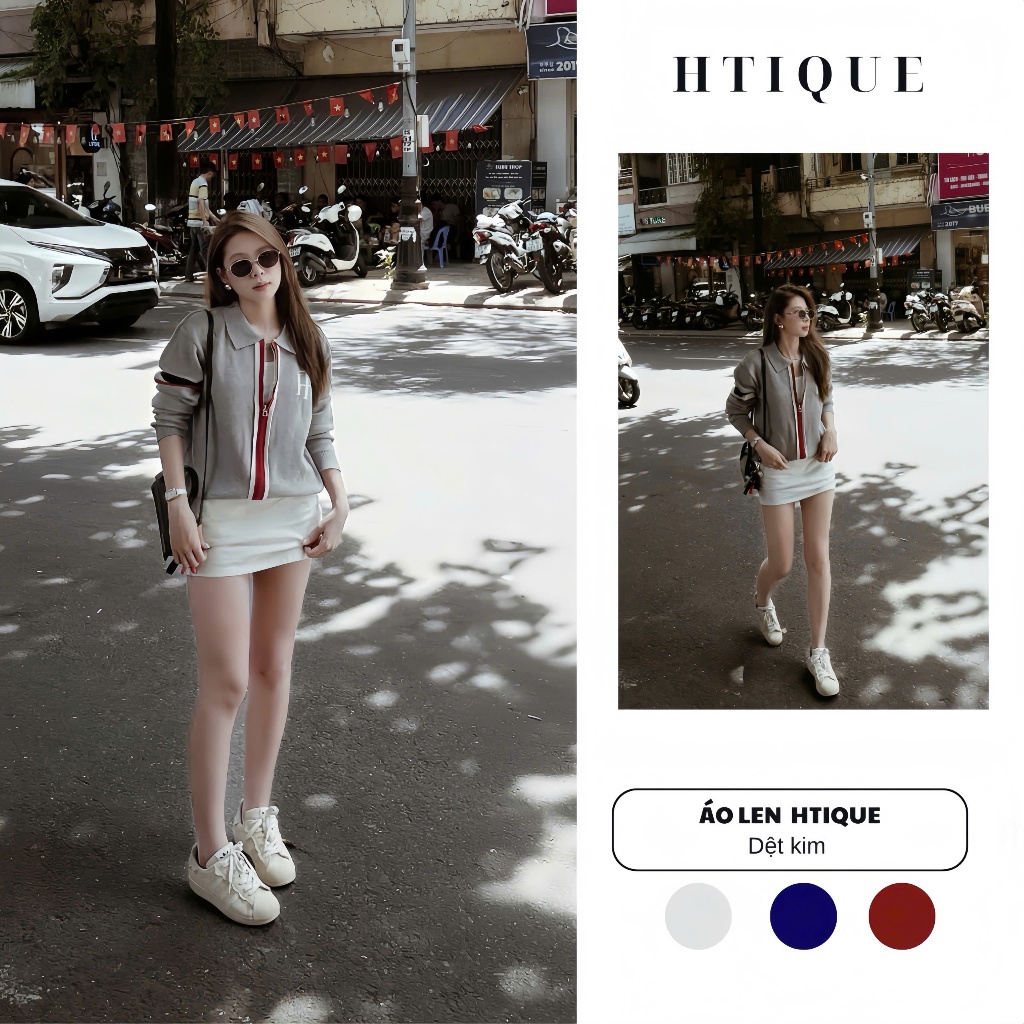 (BST thu đông HTIQUE) Áo len dệt kim cao cấp phong cách đường phố, Áo ...