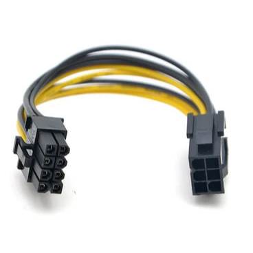 Cáp chuyển nguồn từ 6 Pin sang 8 Pin cho VGA ( 6 pin to 8 pin ...