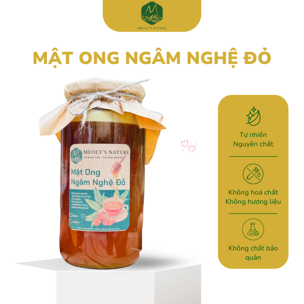 Mật Ong Ngâm Nghệ Đỏ Meoly Nature Hỗ Trợ Giảm Đau Dạ Dày Hỗ Trợ Da Sáng ...