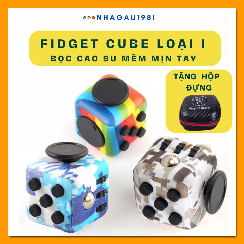 Fidget Cube Cao Cấp Thư Giãn Xả Stress Shop Nhagau1981 | Shopee Việt Nam