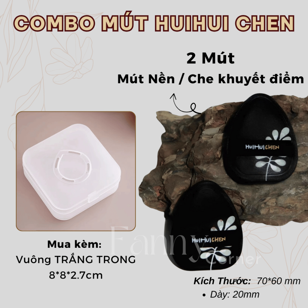 Mút Trang Điểm Đánh Nền Che Khuyết Điểm Chuyên Nghiệp huihui CHEN SIêu ...