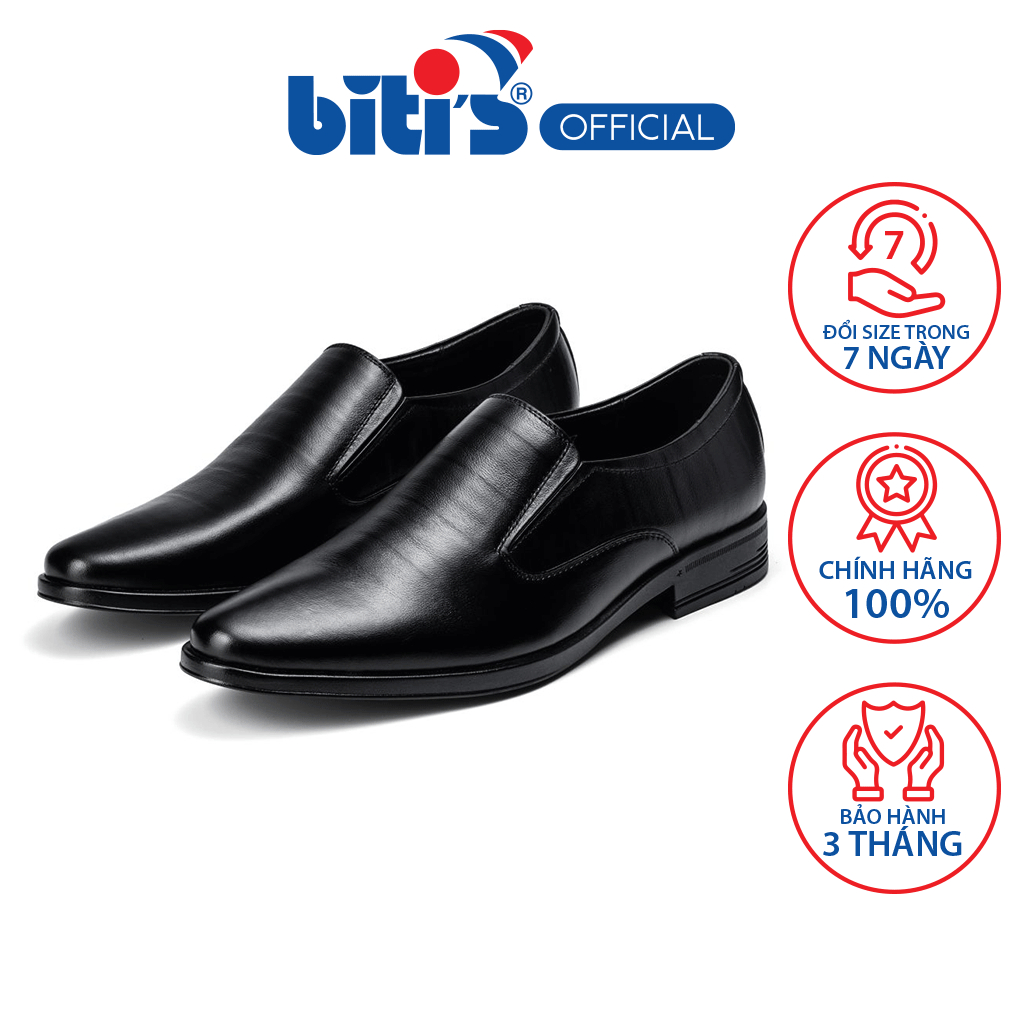 Giày Tây Da Nam Biti's BVM002877DEN (Đen) | Shopee Việt Nam