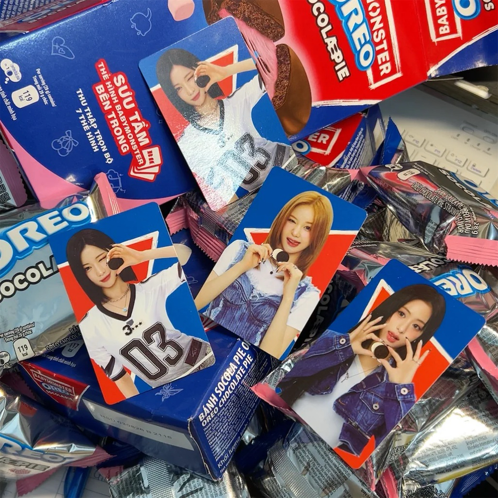 Tổng hợp card BABYMONSTER WE GO UP BAEMON POB chính hãng YG | Shopee ...