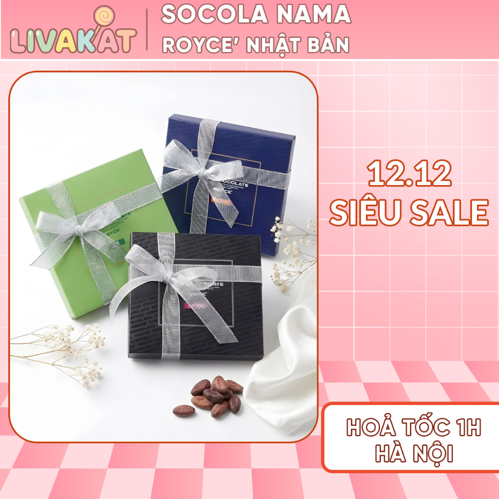 [Hoả tốc] Nama Chocolate Royce Nhật Bản socola nhật bản socola tươi ...