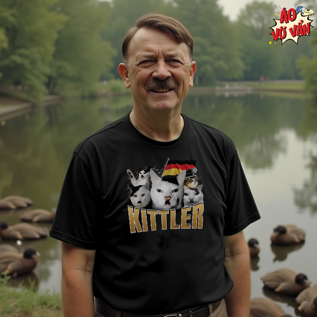 Áo Vớ Vẩn Adolf Kittler Đẳng Cấp Nazis, Mèo Nước Áo, Áo Thun Oversize ...