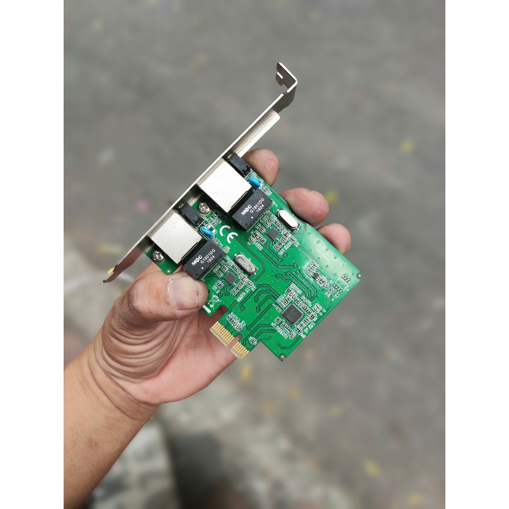 Card Lan 2 cổng 1Gbps 10Gbps các loại chân cắm PCI-E | Shopee Việt Nam