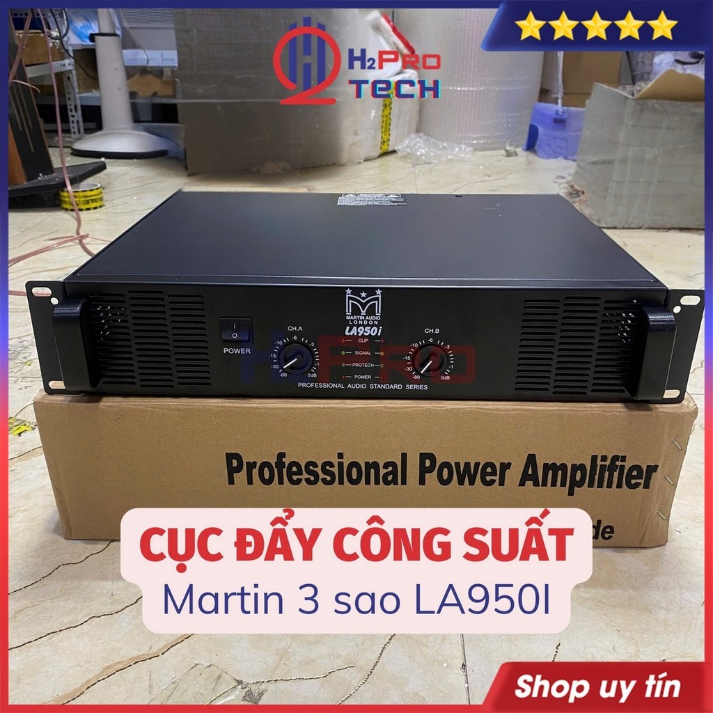 Cục Đẩy 2 Kênh Công Suất Lớn Martin LA950I, 8 Tụ - 16 Sò Lớn, Nguồn ...