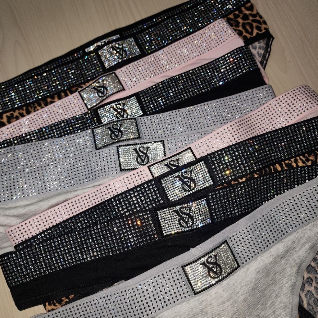 Quần lót cao cấp Victoria's Secret chính hãng, đai đính đá | Shopee ...