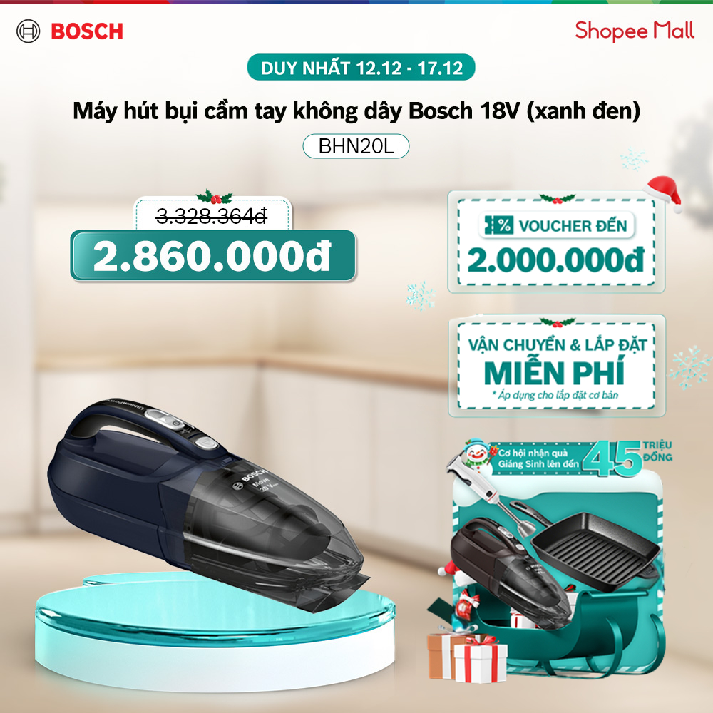 [25-29.12] Voucher Shopee đến 3TR| Máy hút bụi cầm tay không dây Bosch ...