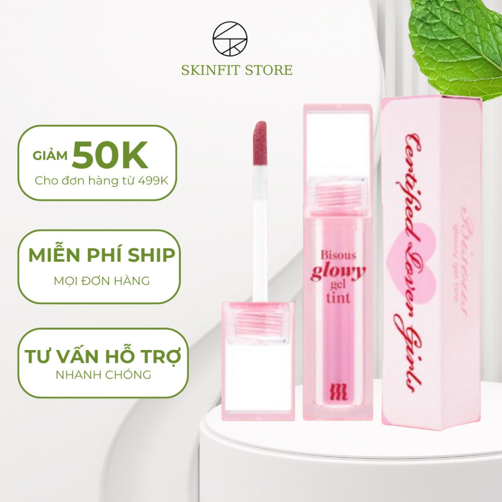 Son Bóng Pha Lê Căng Mọng, Bền Màu Merzy Bisous Glowy Gel Tint 4g ...