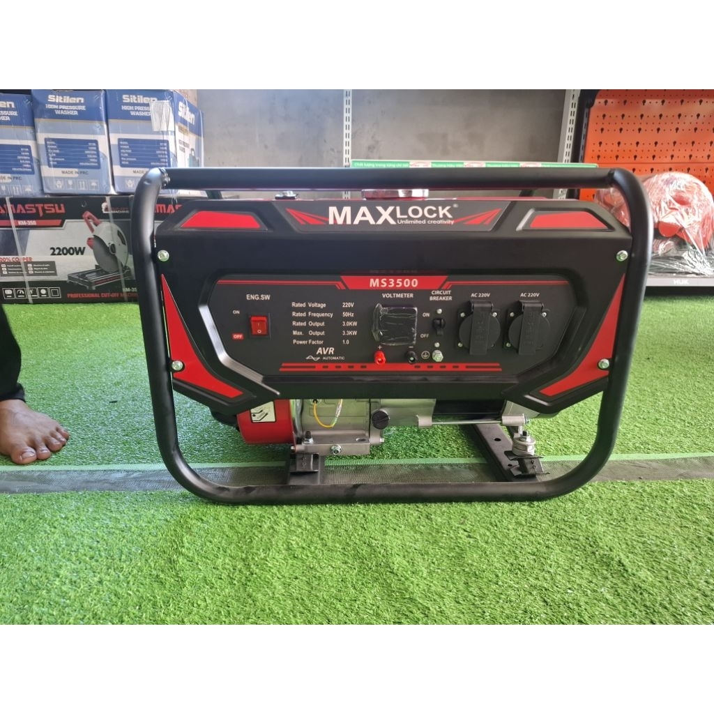 MÁY PHÁT ĐIỆN MAXLOCK MS 3500 3KW không đề | Shopee Việt Nam