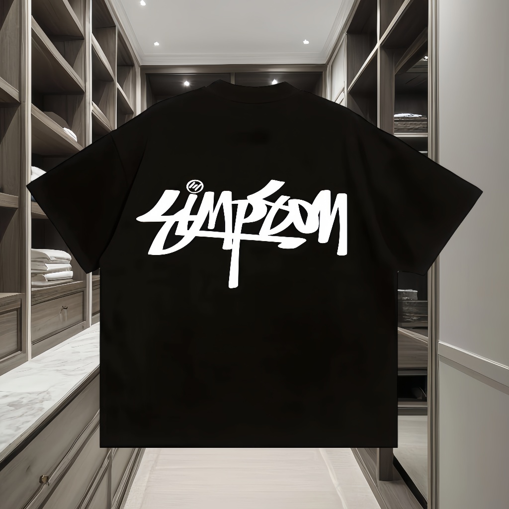 Áo Thun Boxy Tatami Thêu Graffiti Simpson Unisex Nam Nữ Oversize ...