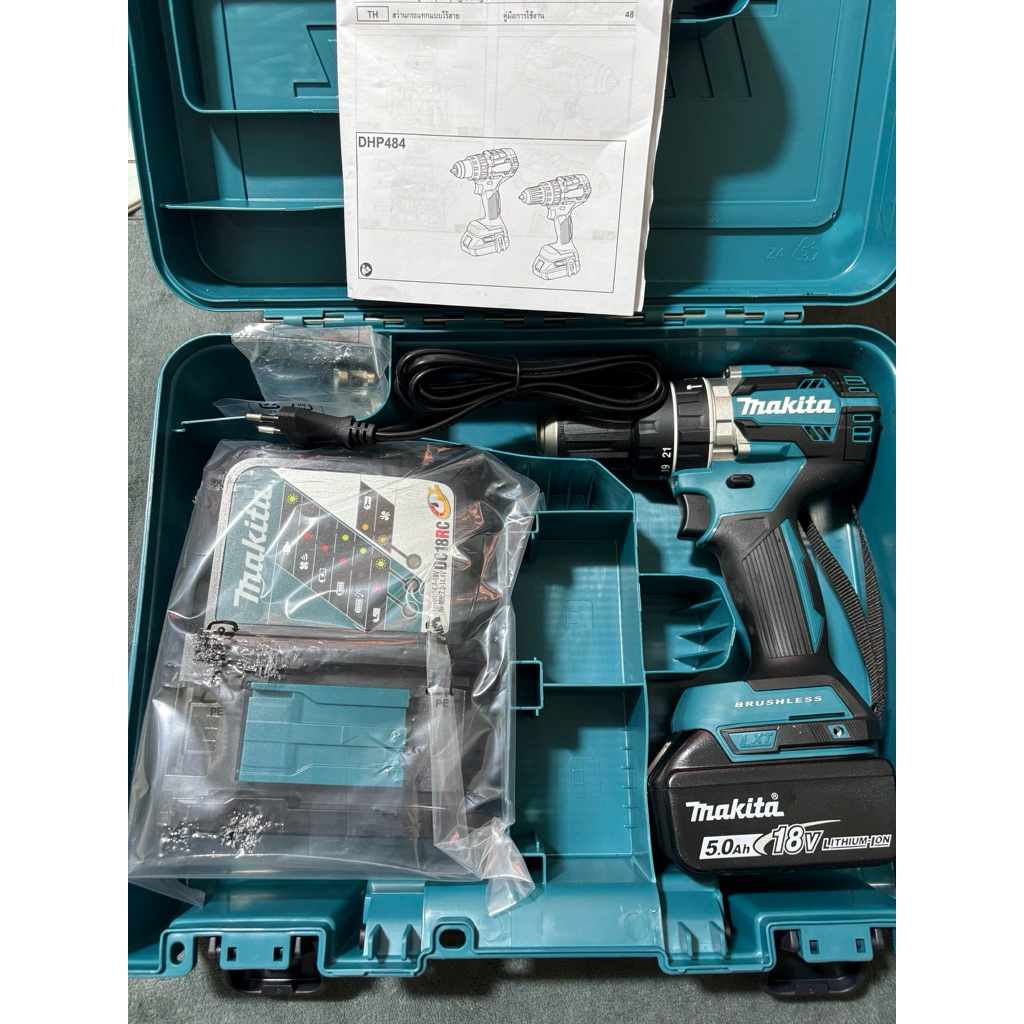 Combo DHP484 Makita chính hãng ( 1 máy 5ah sạc) | Shopee Việt Nam