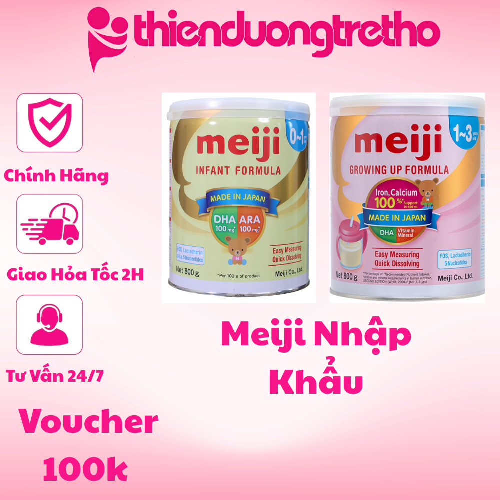 Sữa Bột Meiji Infant Formula 800g (Meiji Nhập Khẩu Chính Hãng) | Shopee ...
