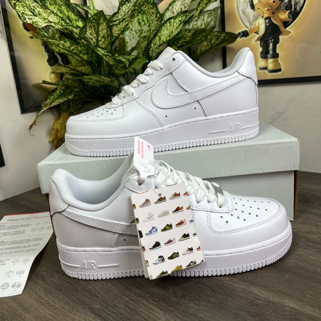 Giày nike air force one full white, af1 trắng đủ size 36-43 | Shopee ...