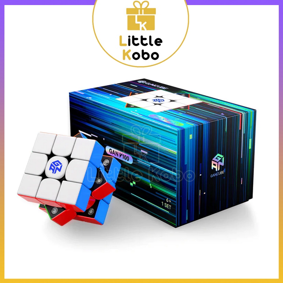 Rubik 3x3 Gan V100 Maglev UV Cube Flagship 2025 Rubic 3 Tầng Nam Châm ...