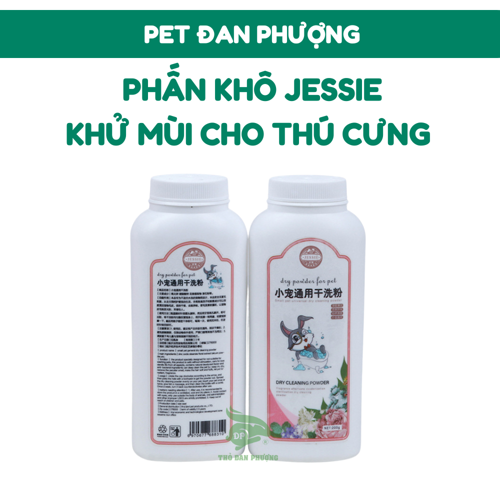 Phấn Tắm Khô Jessie Dành Cho Thỏ - Thỏ Đan Phượng | Shopee Việt Nam