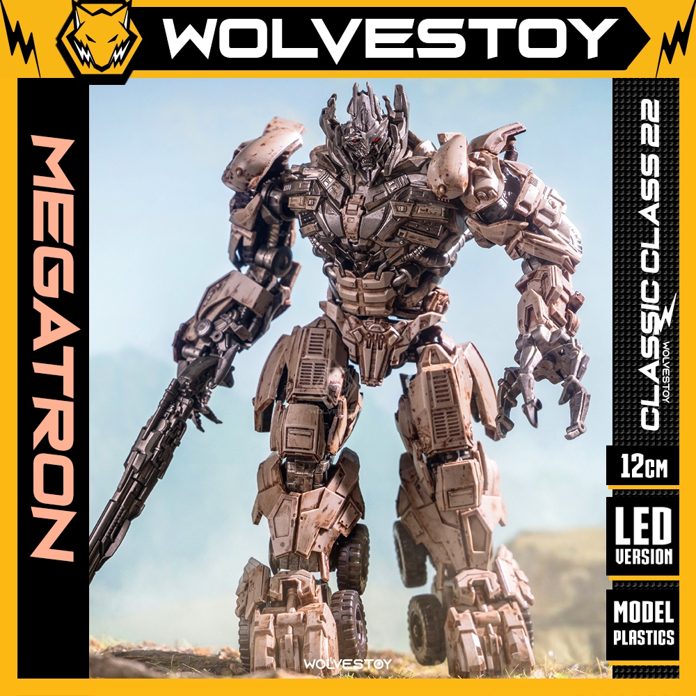 Mô Hình Lắp Ráp Classic Class Transformers DOTM Megatron Model Kit (Led ...