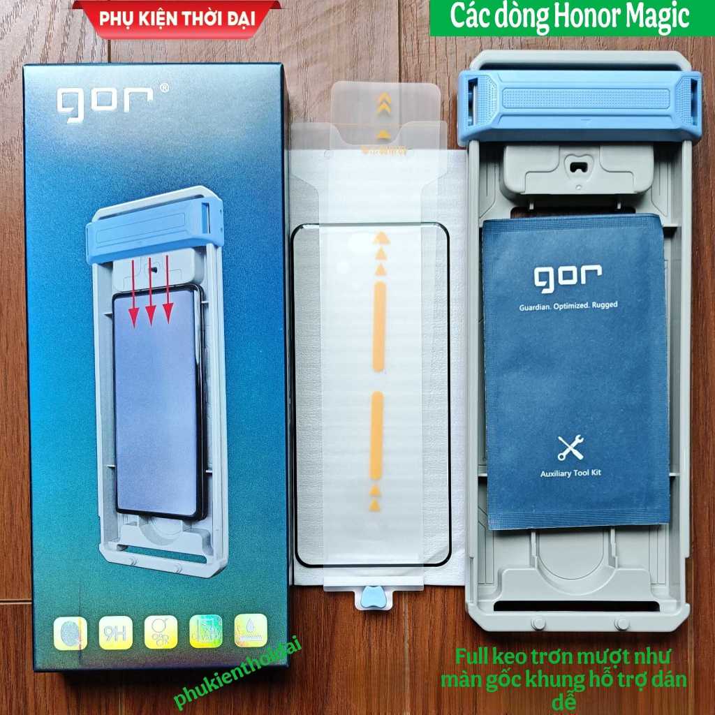 Cường lực Gor 3D Honor Magic 8 Pro / Magic 7 Pro Full màn trơn mượt kèm ...