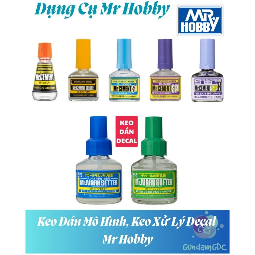 Keo Dán Mô Hình, Keo Xử Lý Decal Mr Hobby -Dụng Cụ Mô Hình | Shopee ...
