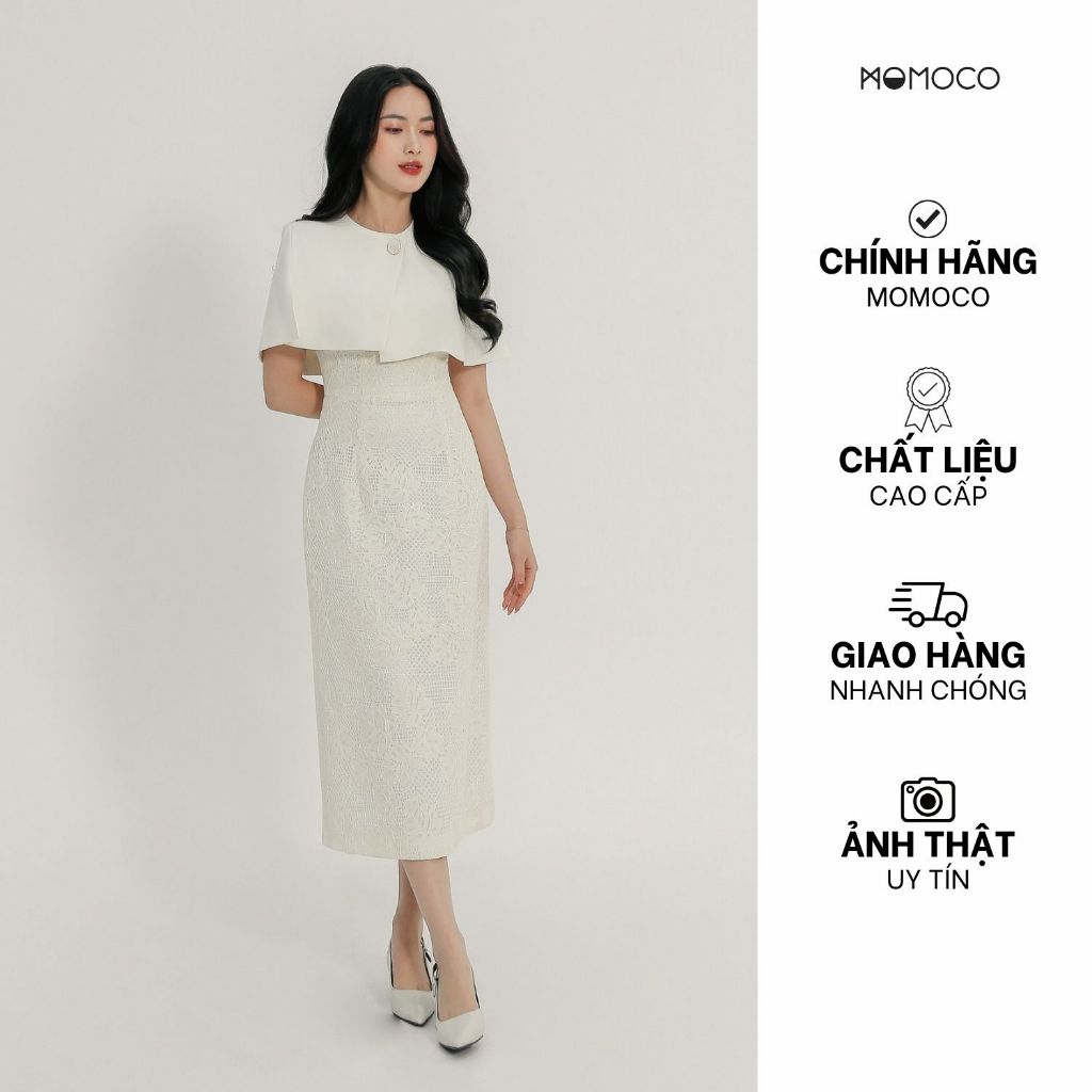 Váy Liền Midi AMANDA Kèm Áo Choàng Chất Tuýt Si Thiết Kế Sang Trọng ...