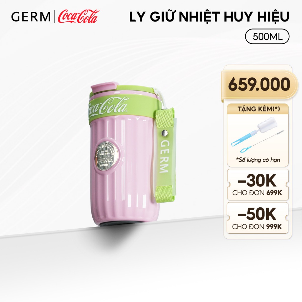 Ly Giữ Nhiệt Inox 316 Nguyên Khối GERM Coca-Cola 500ml Huy Hiệu Coca ...