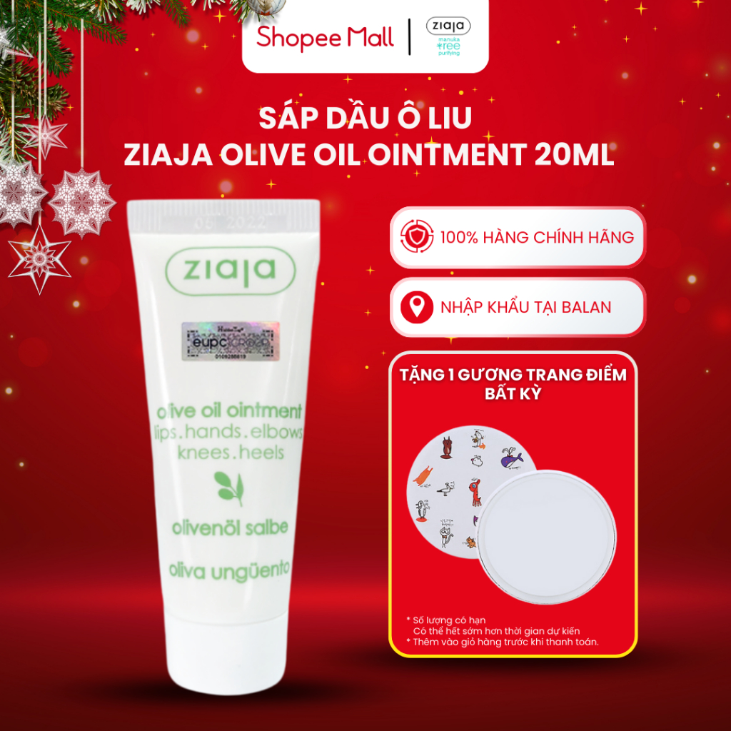 Sáp Dầu Ô Liu - Ziaja Olive Oil Ointment 20ml, Dưỡng Môi Khô, Nứt Nẻ ...