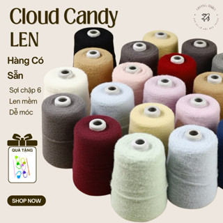 Len Cloud Candy chập 6 sợi, cối 500g [SẴN HÀNG]- Len loại đẹp chuyên ...