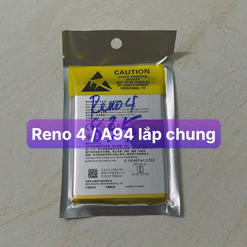 pin oppo A94 model BLP835 bảo hành 6 tháng | Shopee Việt Nam