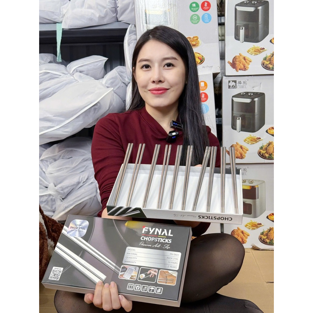 BỘ 10 ĐÔI ĐŨA INOX CAO CẤP FYNAL | Shopee Việt Nam