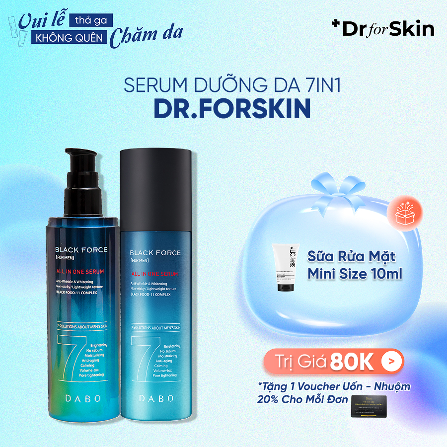 Tinh chất dưỡng da nam Dabo Black Force Serum Dr.FORSKIN 120ml - Serum ...