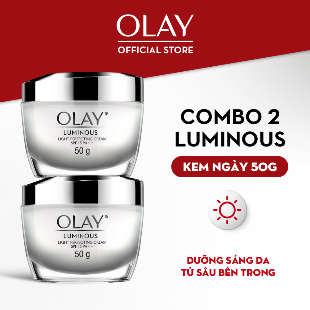 [OLAY] Combo 2 Kem Dưỡng Da Ban Ngày OLAY Luminous Trắng Da Mờ Thâm Nám ...