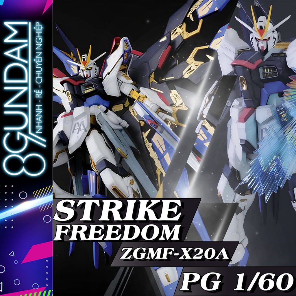 [CÓ SẴN] Mô Hình Lắp Ráp PG Strike Freedom Fighter DB | Shopee Việt Nam
