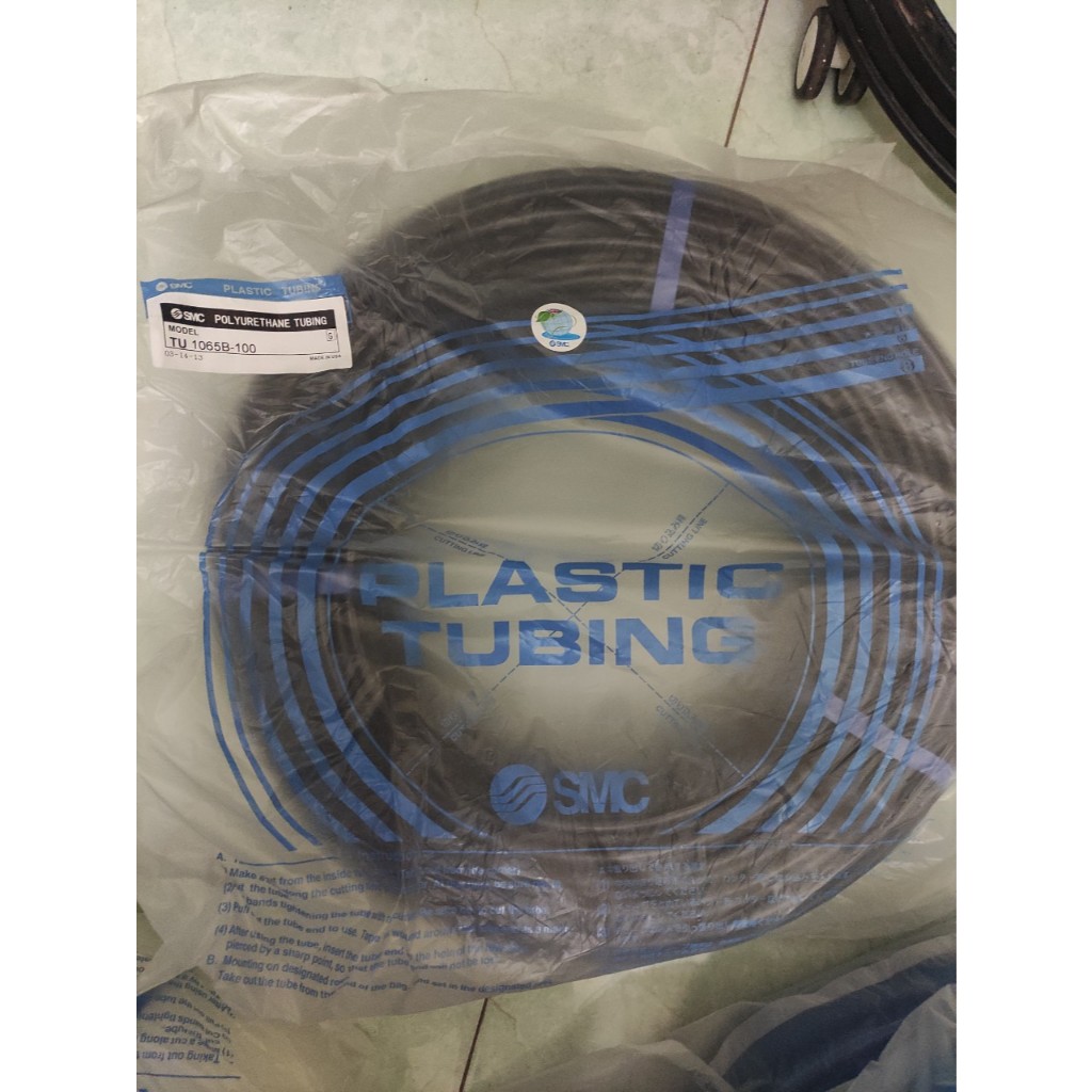 TU1065B-100 Dây hơi SMC TU1065B-100 đen, cuộn 100m ống hơi khí nén SMC ...