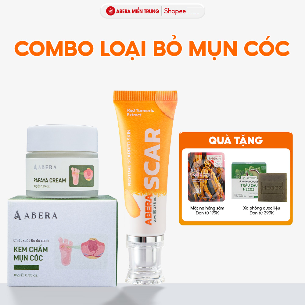 [COMBO] Kem Loại Bỏ Tế Bào Chết Papaya Abera & Kem Mờ Sẹo Nghệ Đỏ Scar ...