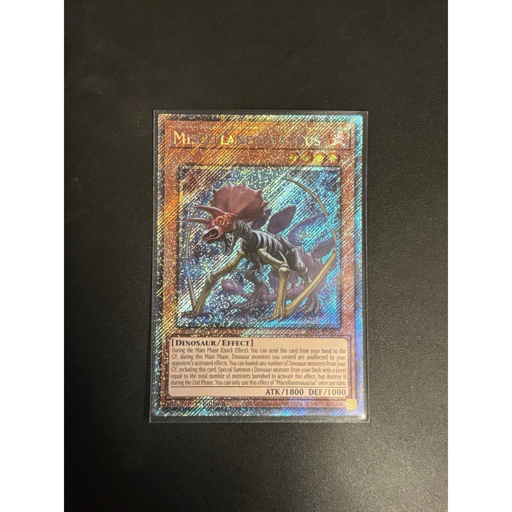 platinum secret rare [ Dưa Hấu Yugioh ] Lá bài thẻ Miscellaneousaurus ...