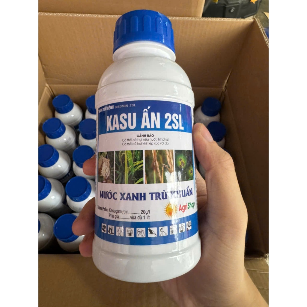 KASU ẤN 2SL BMC [Kasugamycin] Chai 450ml đặc tri bạc lá, đ.ạo ôn, thán ...