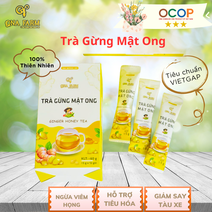 Trà Gừng Mật Ong QNA Farm Chuẩn OCOP 3 Sao – Đặc Sản Quảng Nam | Shopee ...