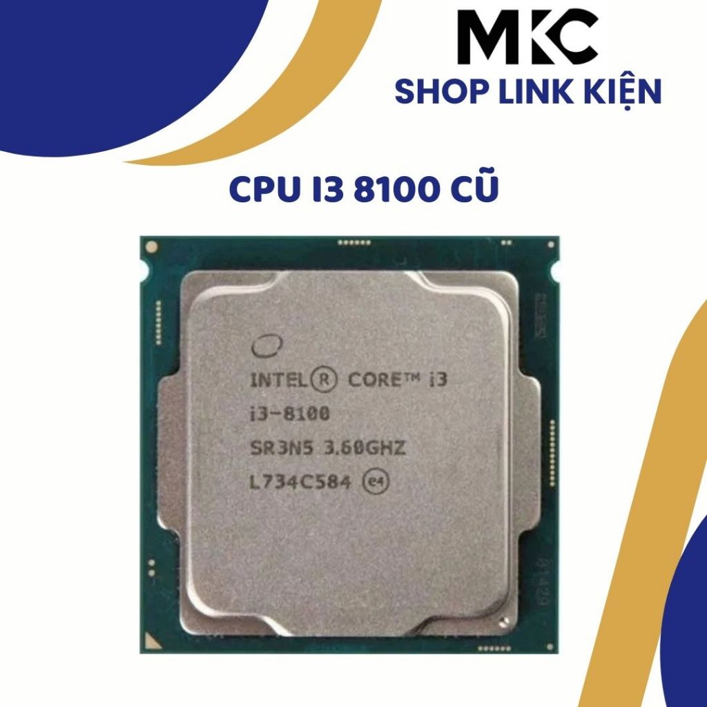 CPU i3 8100 đã qua sử dụng tặng kèm keo sử dụng 1 lần | Shopee Việt Nam
