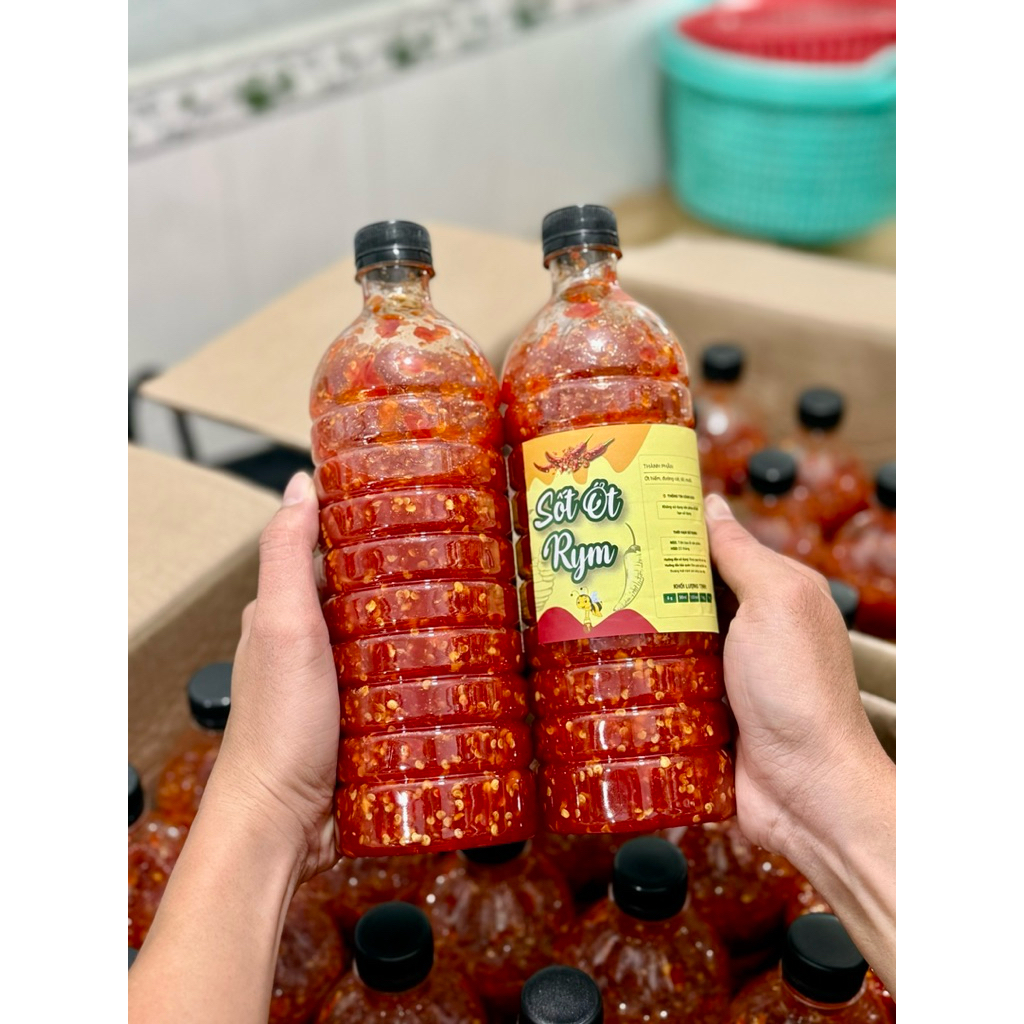 Chai 1kg Ớt Rim Mật Ong ( Chai 1Kg ) | Shopee Việt Nam