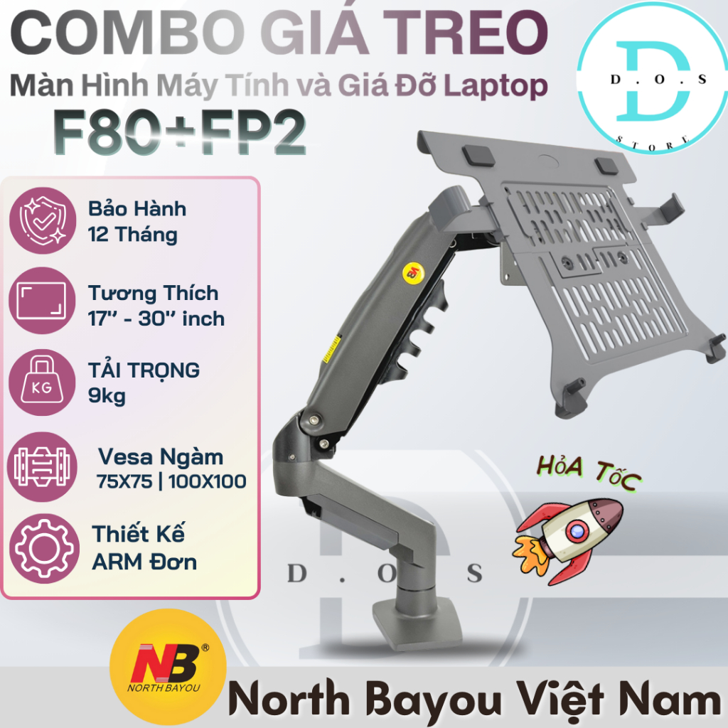 [HOT] [COMBO] [F80 + FP2] [North Bayou] GIÁ TREO MÀN HÌNH + KẸP MÀN ...