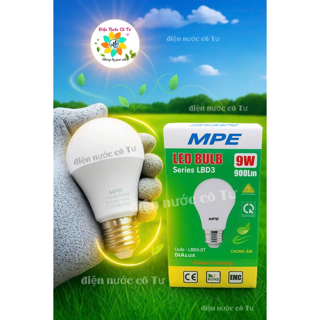 Bóng đèn LED BULB cao cấp MPE 9w bảo hành 24 tháng (1 đổi 1) | Shopee ...