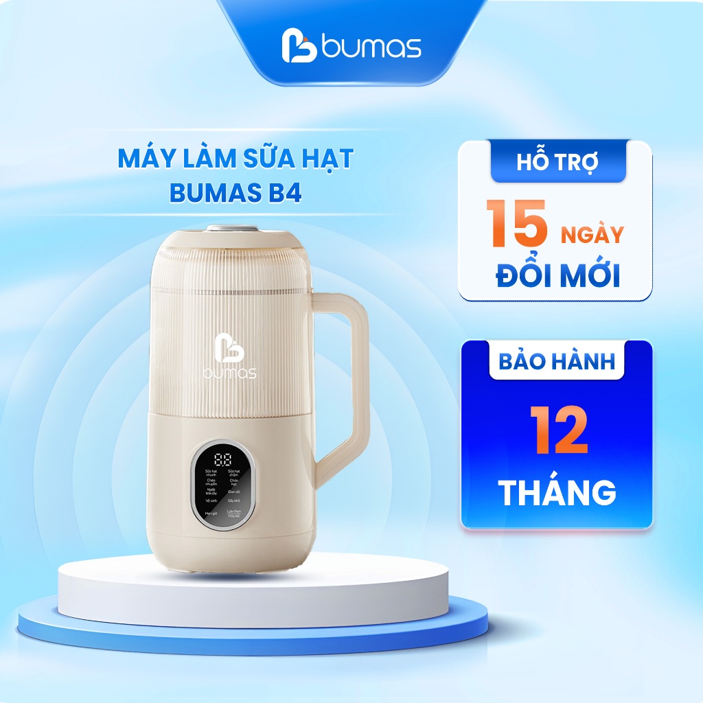 [KOL x BUMAS] Máy Làm Sữa Hạt BUMAS B4 - Dung Tích 800ml - Nặng 1.7kg ...