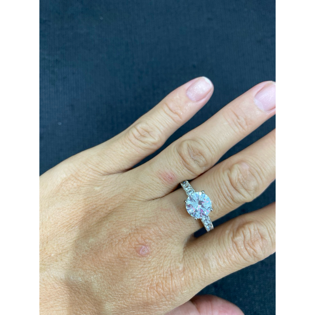 Nhẫn nữ kt viên chủ 10ly size 7 | Shopee Việt Nam