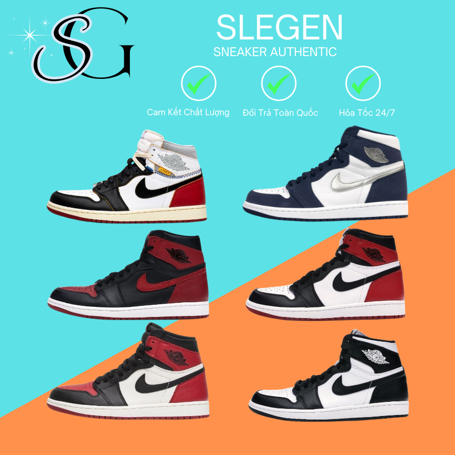 Giày Sneaker Jordan 1 High đủ phối màu, Giày JD1 cổ cao nam nữ full box ...