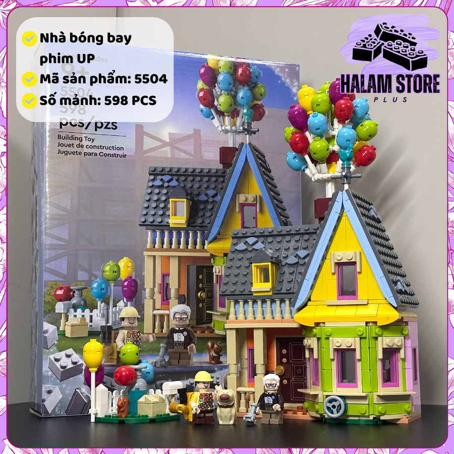 [Rẻ vô địch] Mô hình đồ chơi sưu tầm Nhà Bóng Bay trong phim Up Flying ...