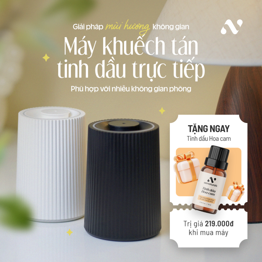 Máy khuếch tán tinh dầu trực tiếp cao cấp AN Naturals | Dưới 30m2 ...