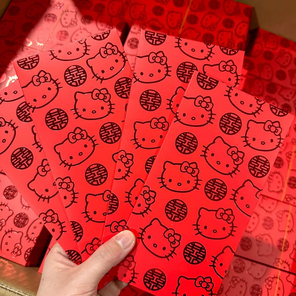 🎀 BAO LÌ XÌ HELLO KITTY ĐỎ – DẬP ÁNH ĐỎ, SANG TRỌNG🎀 | Shopee Việt Nam